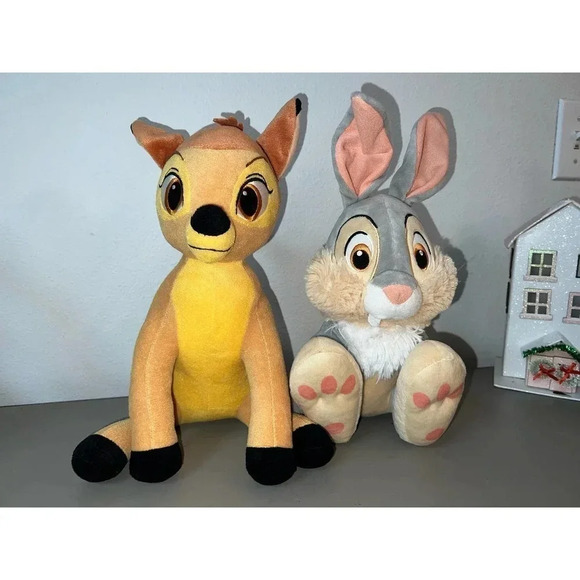 Disney | Toys | Disney Bambi And Thumper Plush Set | Poshmark